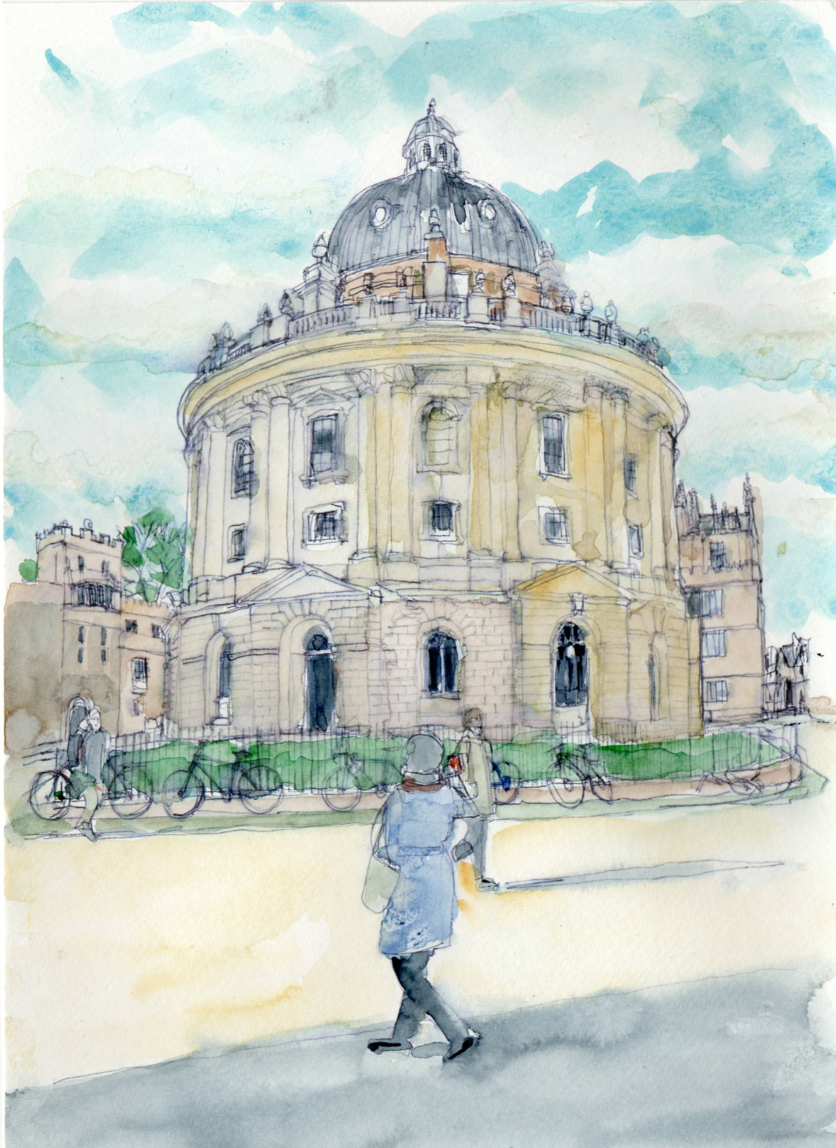 A view of the Radcliffe Camera, Oxford – OxfordArtist