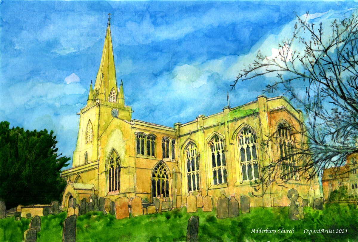 St. Mary’s church, Adderbury – OxfordArtist