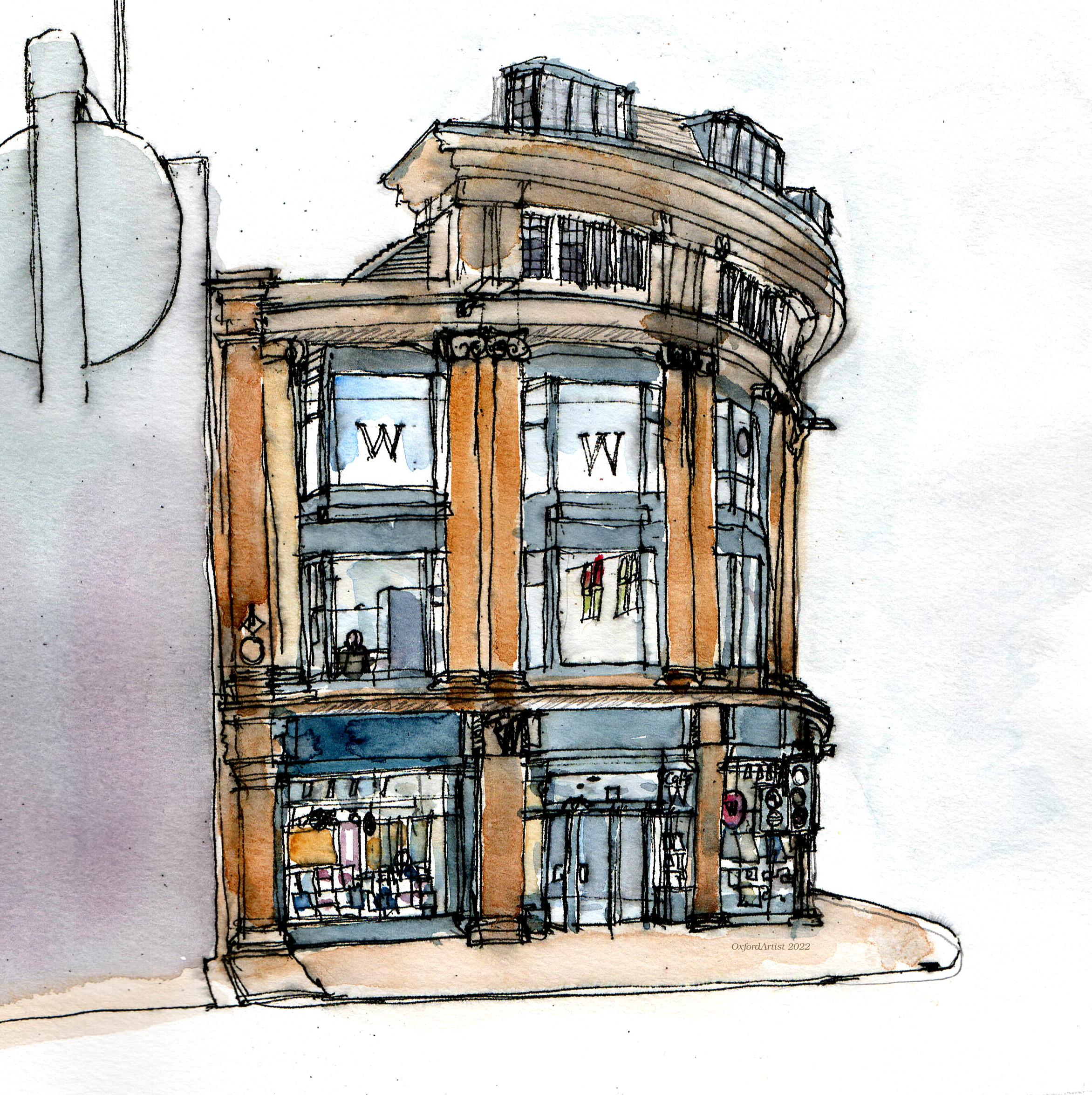 The Waterstones building, Oxford. Pt. 2 – OxfordArtist